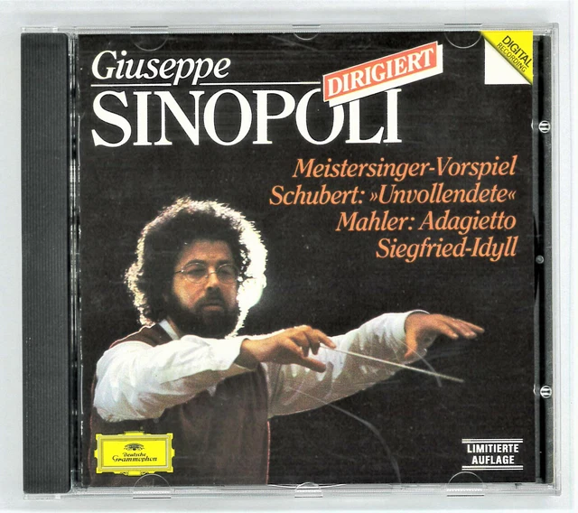 GIUSEPPE SINOPOLI WAGNER maestro cantante Schubert Mahler New York ...