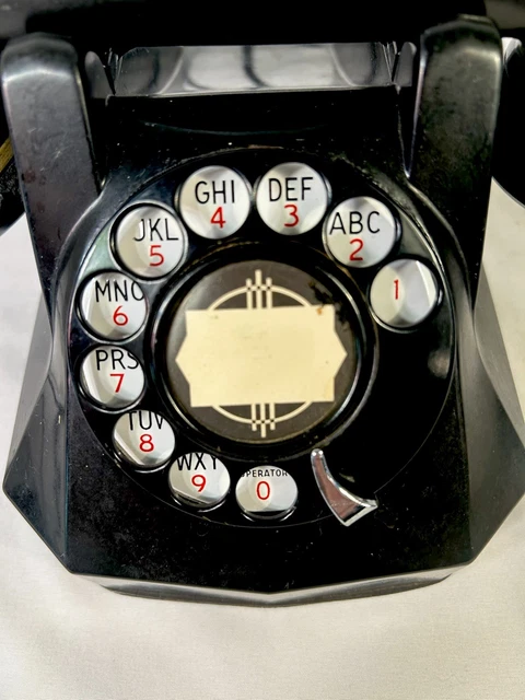 VINTAGE AUTOMATIC ELECTRIC Rotary Dial Monophone with Vintage Plug £13. ...