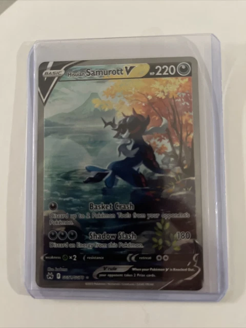 POKÉMON TCG HISUIAN Samurott V Crown Zenith: Galarian Gallery GG51/GG70 ...