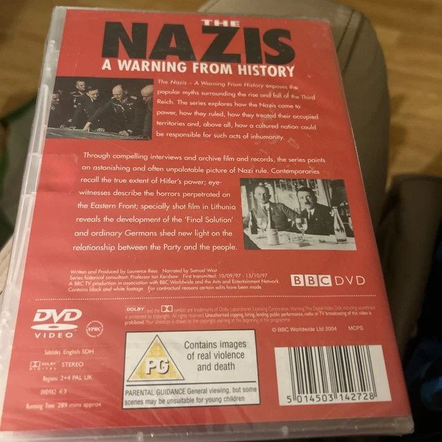 THE NAZIS : A Warning from History (BBC DVD) 2 Disc Set. Sealed. A4 £7. ...