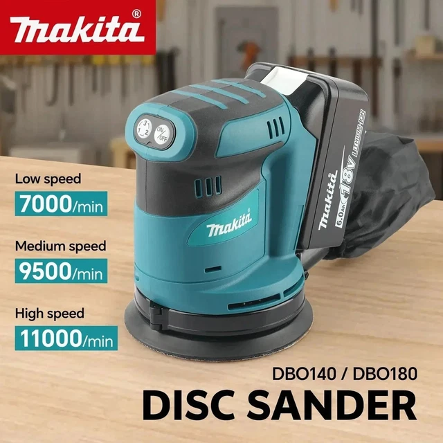 MAKITA DBO180Z 18V LXT Li-Ion Cordless Orbital Sander Body Only Tool ...