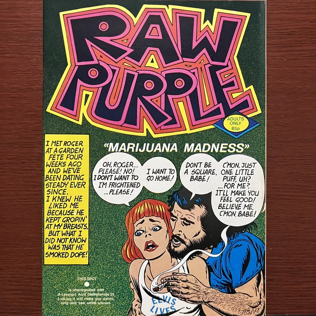 MARIJUANA MADNESS BRUTE violet Antonio Ghura 1977 UK Underground Comix ...