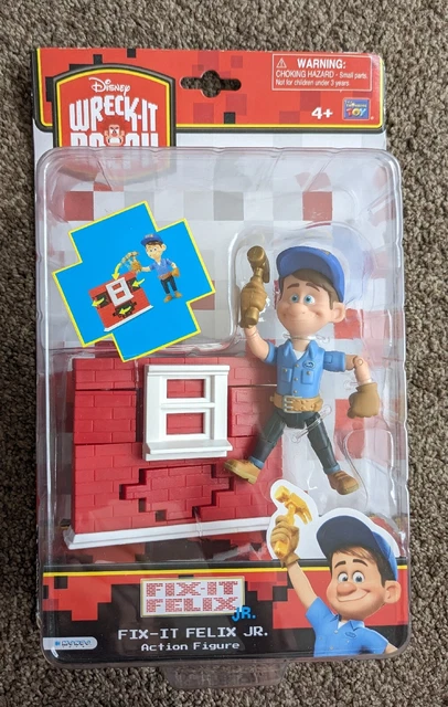 NEW FIX-IT FELIX Jr. Disney's Wreck It Ralph Action Figure £4.00 ...