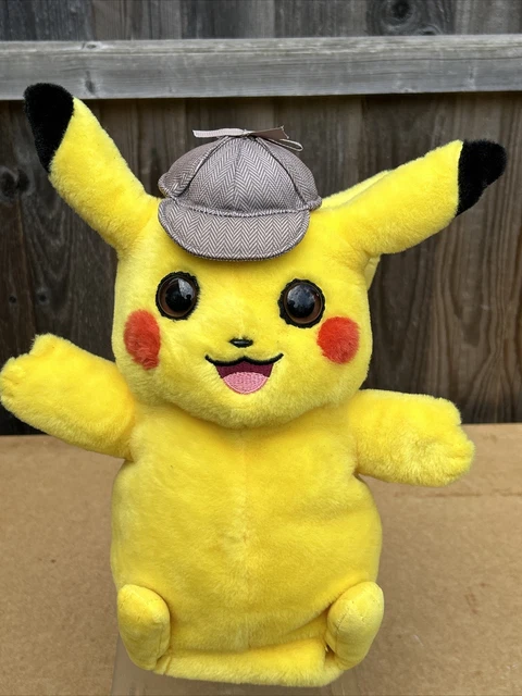 POKEMON DETECTIVE PIKACHU Plush 2019 WCT Wicked Cool Collectible Talk ...