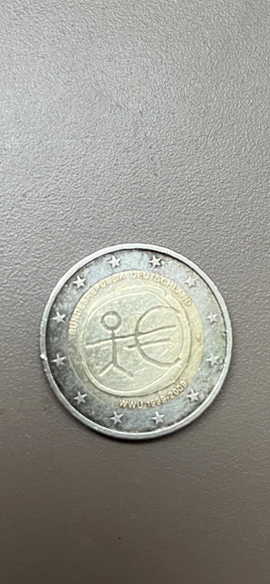 SELTENE 2 EURO Münze Strichmännchen WWU 1999-2009 F Bundesrepublik Deutschland EUR 200,00 ...