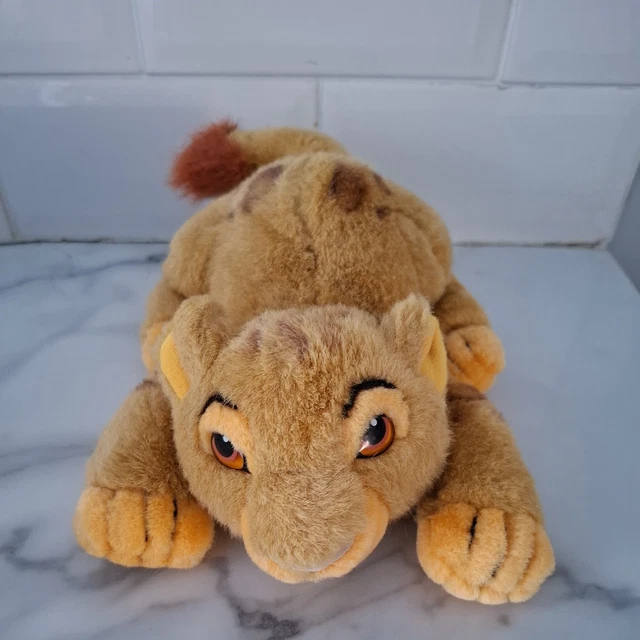 DISNEY LION KING Simba Plush Pouncing 8 Inch Stuffed Animal Toy Vintage ...