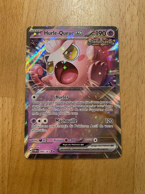 CARTE POKEMON HURLE-QUEUE 094/167 EX EV6 Ecarlate et Violet TWM FR NEUF ...