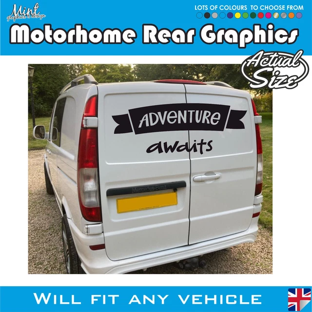 MERCEDES VITO REAR Motorhome Camper REAR Van AMG Graphics Decal ...