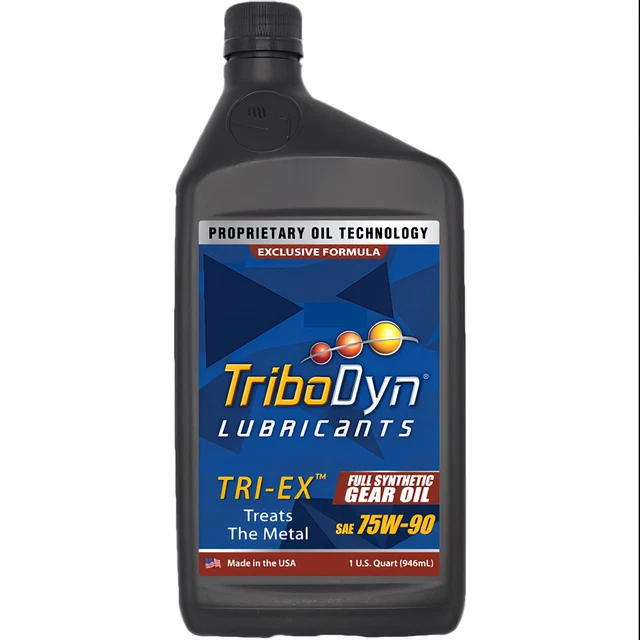 TRIBODYN TRI-EX 75W-90 Full Synthetic Gear Oil, API GL-5 - 1 Quart ...