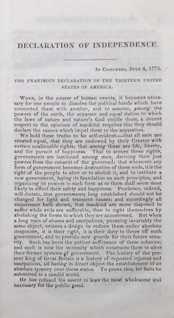 1832 AMERICAN'S GUIDE déclaration d'indépendance Constitution des États ... 1832 AMERICAN'S GUIDE déclaration d'indépendance Constitution des États ...
