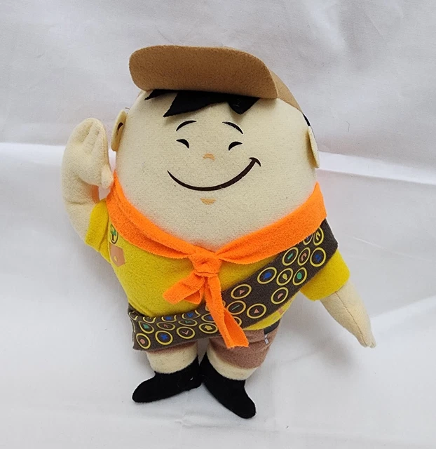 DISNEY PIXAR UP Movie - Russell Boy Scout 22cm Character Plush VGC 2009 ... DISNEY PIXAR UP Movie - Russell Boy Scout 22cm Character Plush VGC 2009 ...
