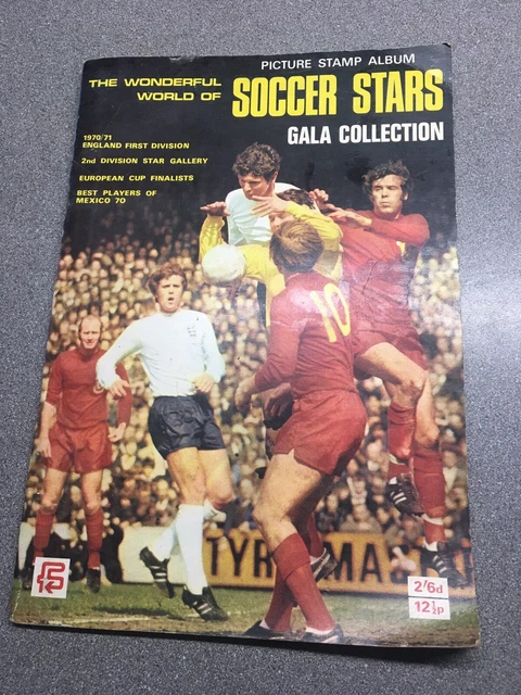 FKS SOCCER STARS Gala Collection Sticker Album 1970-71 - 50% Complete £ ...