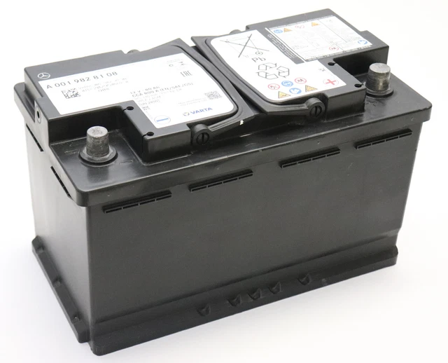 ORIGINAL MERCEDES VARTA AGM Batterie Autobatterie A0019828108 12V 80Ah ...