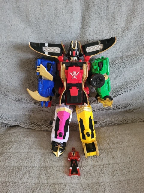 POWER RANGERS SUPER Megaforce Trident Spear Deluxe Morpher Blaster ...