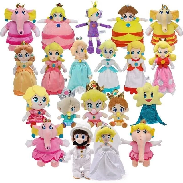 SUPER MARIO BROS Soft Plush Princess Series Stuffed Doll Toys Xmas ...