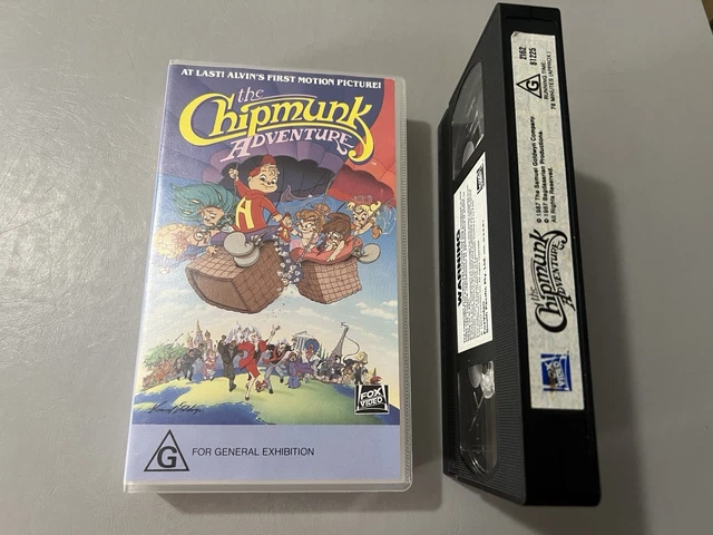 THE CHIPMUNK ADVENTURE VHS, 1987 Family, Alvin Chipmunks, PAL ...