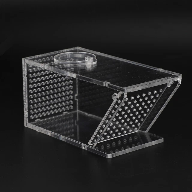 ACRYLIC AQUARIUM FISH Tank Freshwater Crab Pest Trap Catcher Box One ...