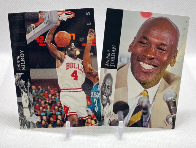 1993-94 UPPER DECK SE - Michael Jordan Johnny Kilroy Insert x 2 Lot # ...