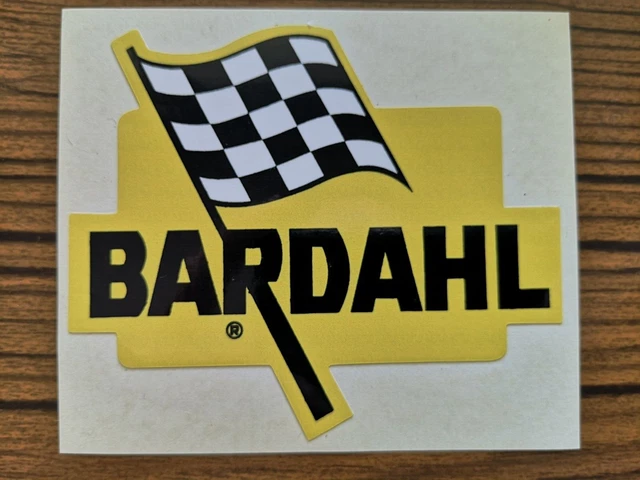 STICKERS AUTOCOLLANT DRAPEAU DAMIER BARDAHL / FINISH DRAPEAU / ANNEE ...