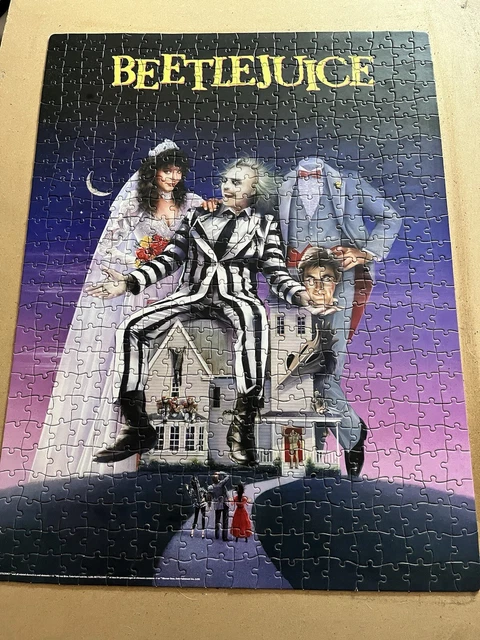 BEETLEJUICE 500 PIECE Puzzle 80’s Horror Film In A VHS Style Box Blockbuster £5.99 - PicClick UK