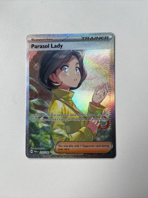 POKÉMON TCG PARASOL Lady Paradox Rift 255/182 Holo Special Illustration ...