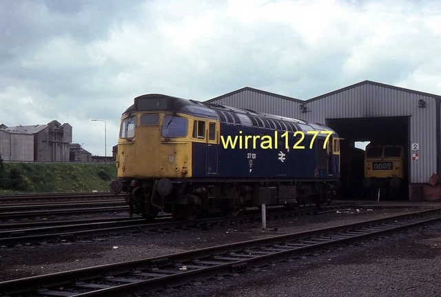6X4 RAILWAY PHOTOGRAPH Class 27 27101 at Haymarket 06.76 £1.80 ...