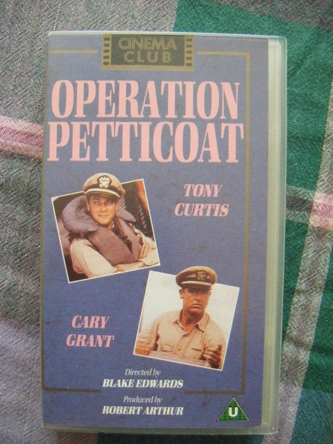 OPERATION PETTICOAT - VHS video cassette tape ~ Tony Curtis, Cary Grant film -VG £4.35 - PicClick UK