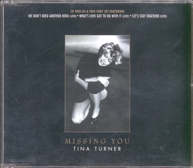 TINA TURNER MISSING You CD UK Parlophone 1996 single CDR6441 EUR 5,52 ...