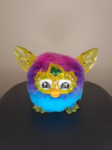 HASBRO FURBY FURBLING Mini Furby Crystal Purple Blue 2013 Talking Toy ...