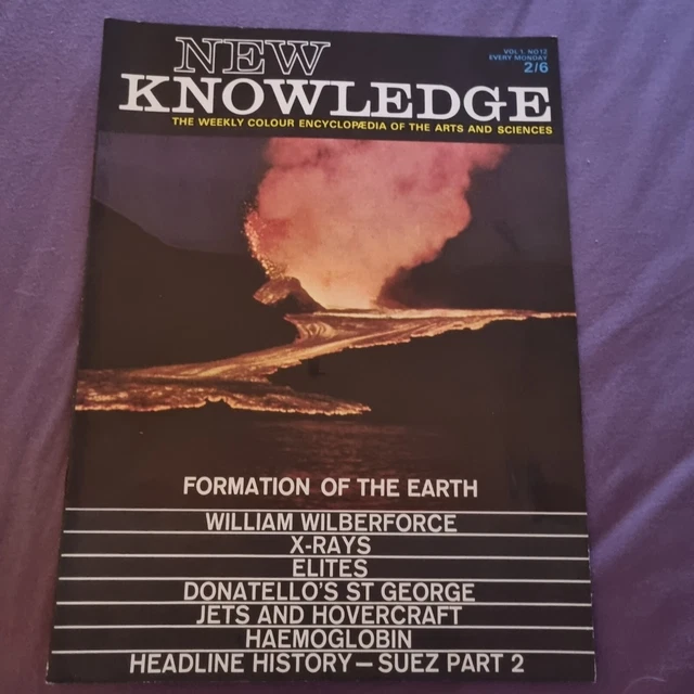 NEW KNOWLEDGE VINTAGE Magazine Vol 1 No. 12 Rare £9.04 - PicClick UK