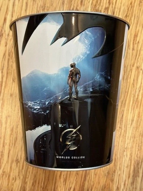 DC THE FLASH Worlds Collide Golden Link Movie Metal Popcorn Bucket ...