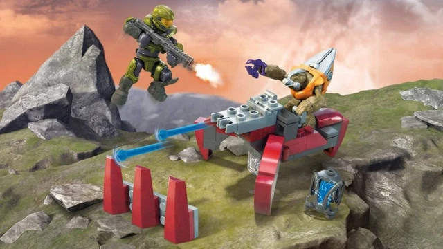 MEGA CONSTRUX HALO Infinite Turret Takedown Set pro builder, mega bloks ...
