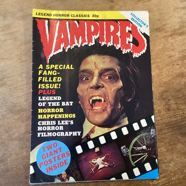 LEGEND HORROR CLASSICS Vampires Original 1975 Poster Magazine ...