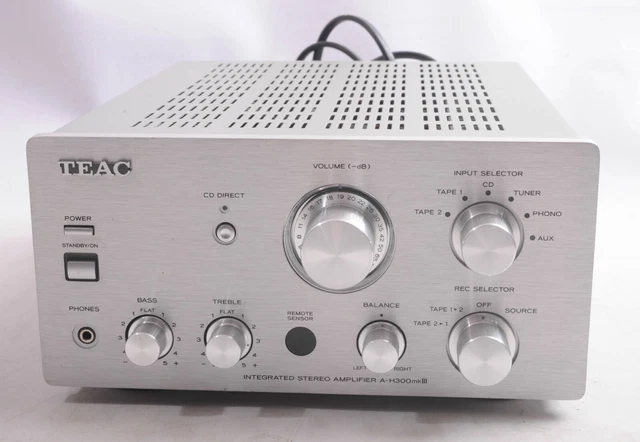 TEAC A-H300 MKIII Stereo Integrated Amplifier in Silver £98.95 ...