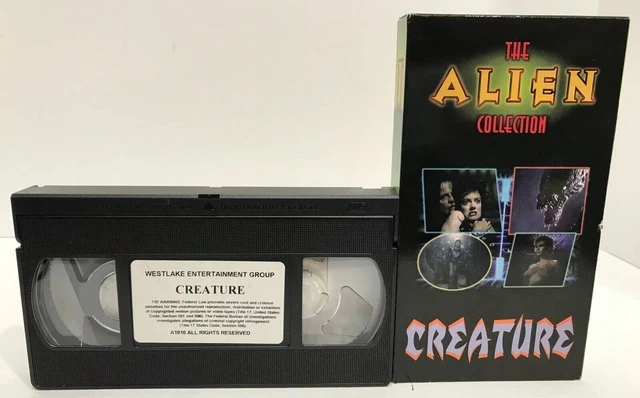 RARE VHS THE Alien Collection CREATURE Klaus Kinski Alien Horror ...
