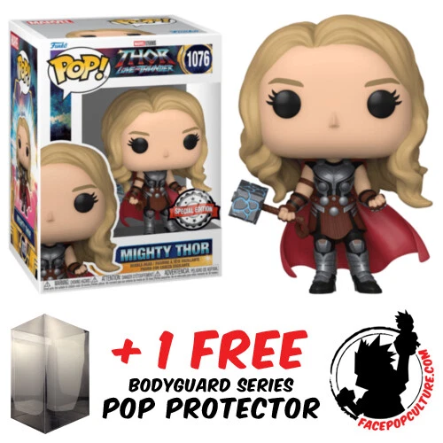 FUNKO POP VINYL Marvel Thor 4 Mighty Thor No Helmet #1076 Exclusive $22 ...