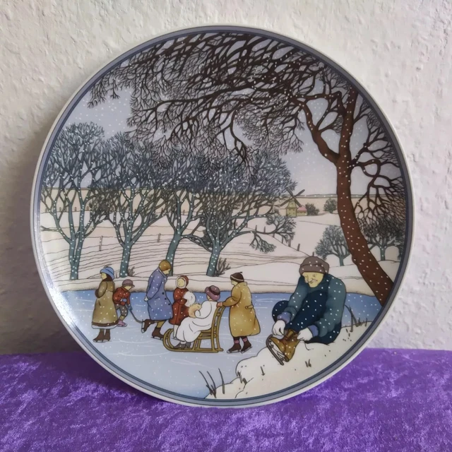 WANDTELLER WINTER VON Villeroy und Boch HEINRICH Germany Sammelteller ...