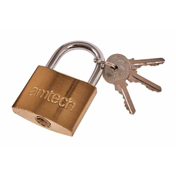 AM-TECH 50MM PAD Lock Heavy Duty Outdoor Safety Security Shackle With ...