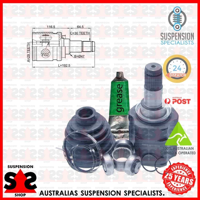 TRANSMISSION SIDED JOINT Kit, Drive Shaft Suit TOYOTA Hilux Vii Pickup ...