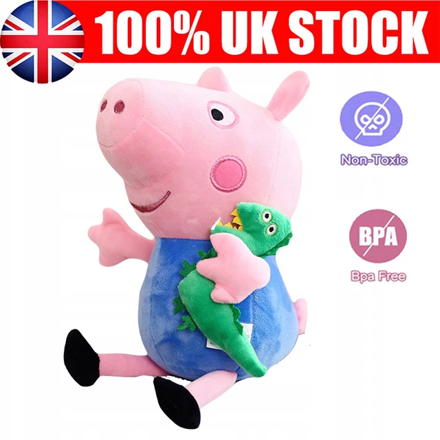 32CM CUTE PLUSH Toy Peppa Pig George Mascot Soft Comfortable PP Cotton ...