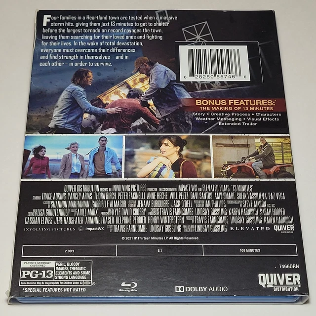 13 MINUTES (BLU-RAY 2021) Trace Adkins Peter Facinelli Thora Birch Free ...