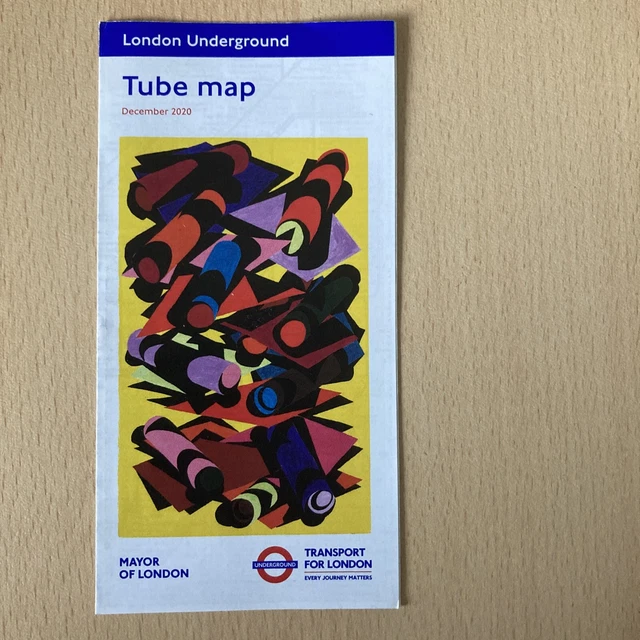 LONDON. UNDERGROUND. TUBE. Map, (. December. 2020. ) £2.30 - PicClick UK