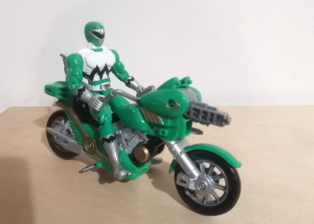 POWER RANGERS LOST Galaxy Green Astro Cycle Bandai 1998 INCOMPLETE £12. ...