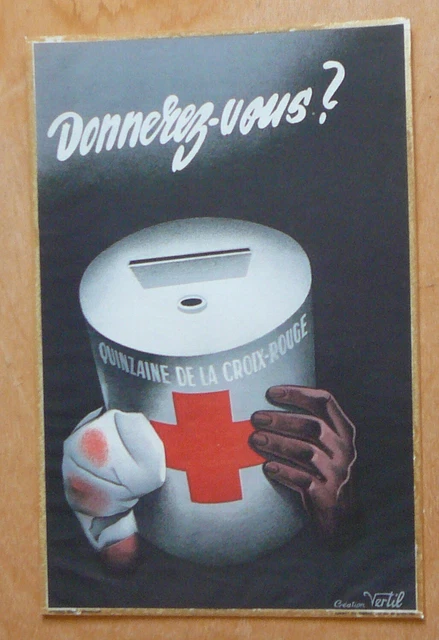 ANCIENNE AFFICHE CROIX Rouge De Belgique Sans Date EUR 30,00 - PicClick FR