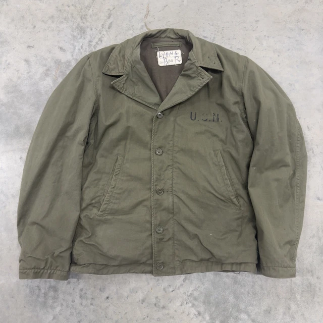 VINTAGE WWII WW2 USN N-4 Field Jacket Size 36 Stencil Excellent £238.99 ...