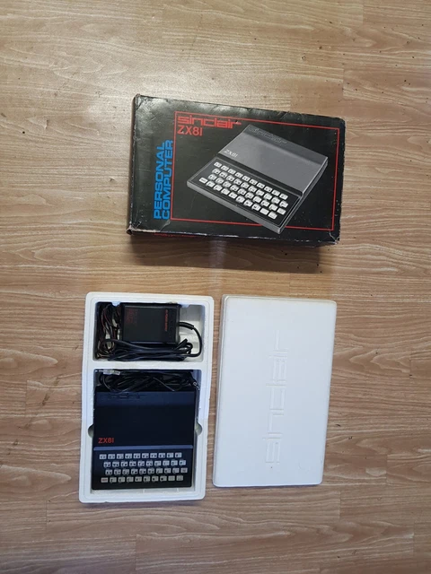 COMPUTER SINCLAIR ZX81 - 16K inside high res - with Box - tested- RARE ...