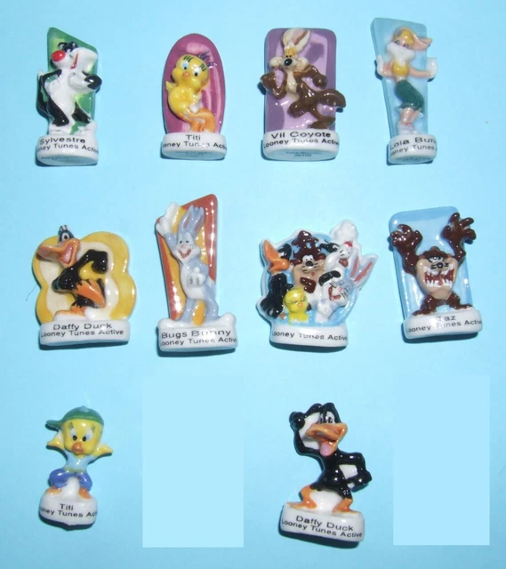 SÉRIE COMPLÈTE DE 10 fèves mates les Looney Tunes EUR 10,00 - PicClick FR