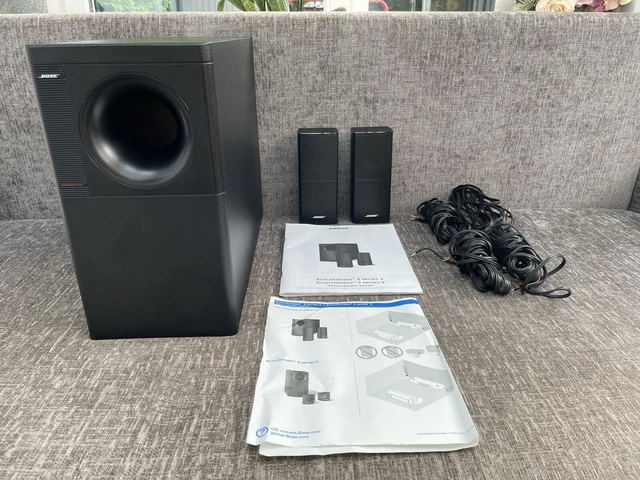 BOSE ACOUSTIMASS 5 Series V stereo speaker system £199.00 - PicClick UK