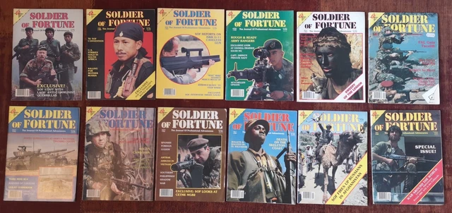 SOLDIER OF FORTUNE Magazine - 1982 Complete Set £57.88 - PicClick UK