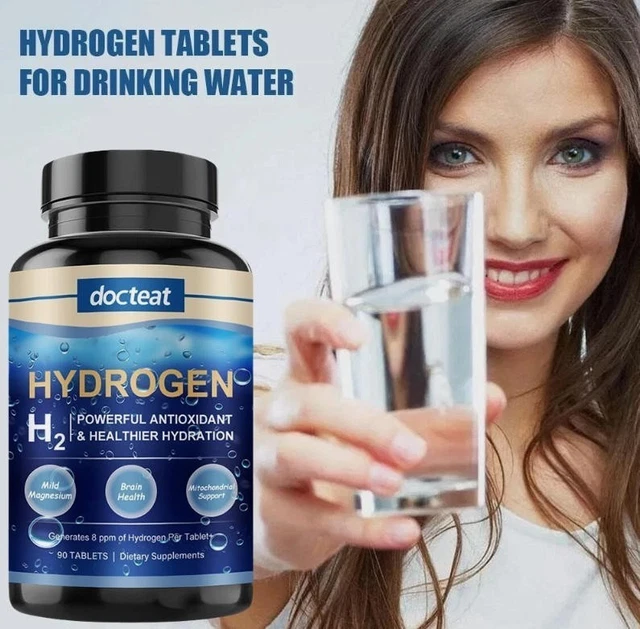 MOLECULAR HYDROGEN WATER Tablets for Drinking Water Pure Magnesium H2 ...